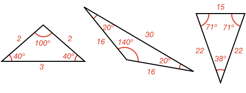 Isosceles Triangle Sides