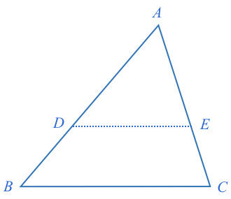 Parallel Split of a Triangle Proof